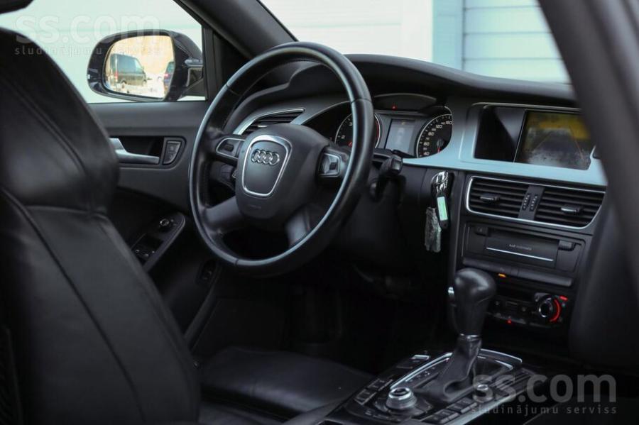 Melns Audi A4 2009 Rīga, ar dzinēja tilpumu 3.00 L un nobraukumu 0 tūkst. km par 4995 €, foto 22 vietnē AUTOMOTO.COM.LV