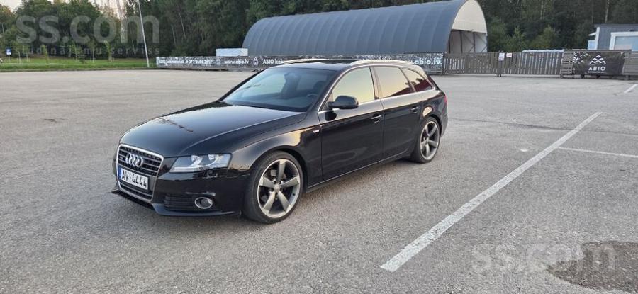 Melns Audi A4 2009 Valmiera, ar dzinēja tilpumu 2.00 L un nobraukumu 358 tūkst. km par 6750 €, foto 1 vietnē AUTOMOTO.COM.LV