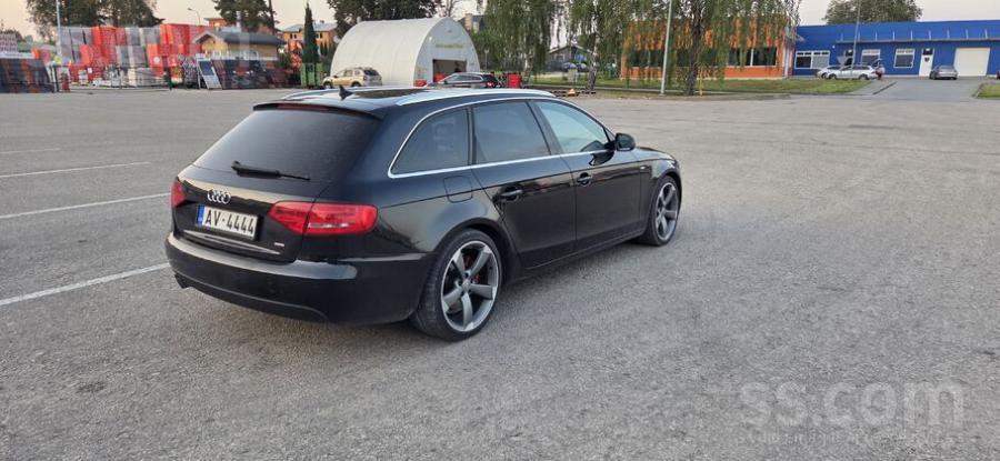 Melns Audi A4 2009 Valmiera, ar dzinēja tilpumu 2.00 L un nobraukumu 358 tūkst. km par 6750 €, foto 4 vietnē AUTOMOTO.COM.LV
