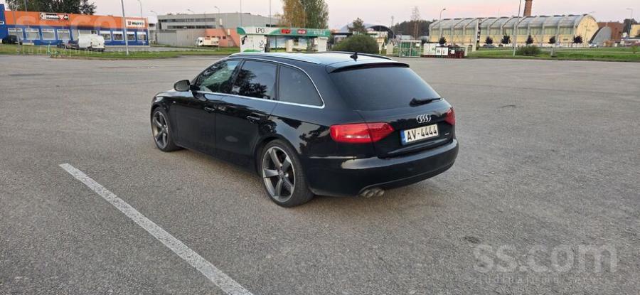 Melns Audi A4 2009 Valmiera, ar dzinēja tilpumu 2.00 L un nobraukumu 358 tūkst. km par 6750 €, foto 5 vietnē AUTOMOTO.COM.LV