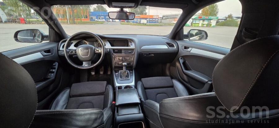 Melns Audi A4 2009 Valmiera, ar dzinēja tilpumu 2.00 L un nobraukumu 358 tūkst. km par 6750 €, foto 6 vietnē AUTOMOTO.COM.LV