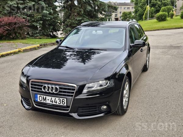 Black Audi A4 2009 in Jekabpils, with an engine capacity of 2.00 L and mileage of 268 thousand km for 6290 €, photo 2 on AUTOMOTO.COM.LV