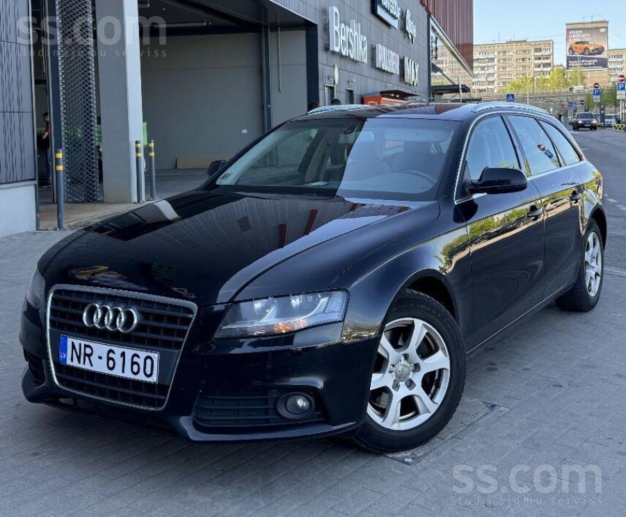 Black Audi A4 2009 in Riga, with an engine capacity of 2.70 L and mileage of 333 thousand km for 5500 €, photo 1 on AUTOMOTO.COM.LV