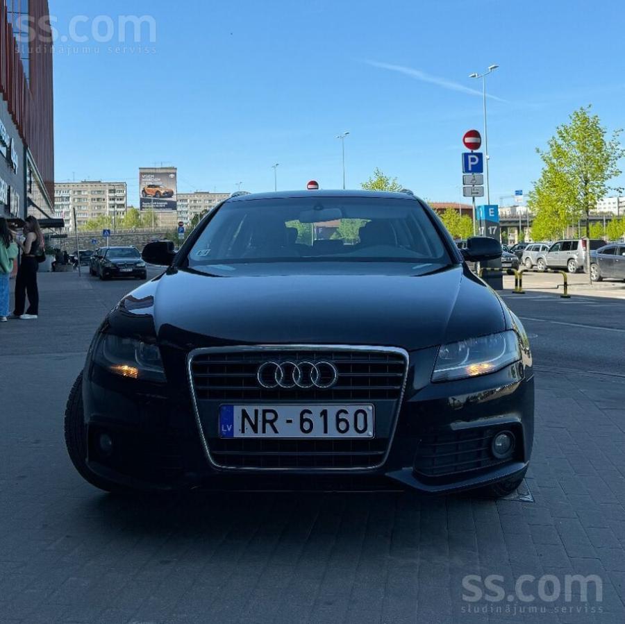 Black Audi A4 2009 in Riga, with an engine capacity of 2.70 L and mileage of 333 thousand km for 5500 €, photo 6 on AUTOMOTO.COM.LV