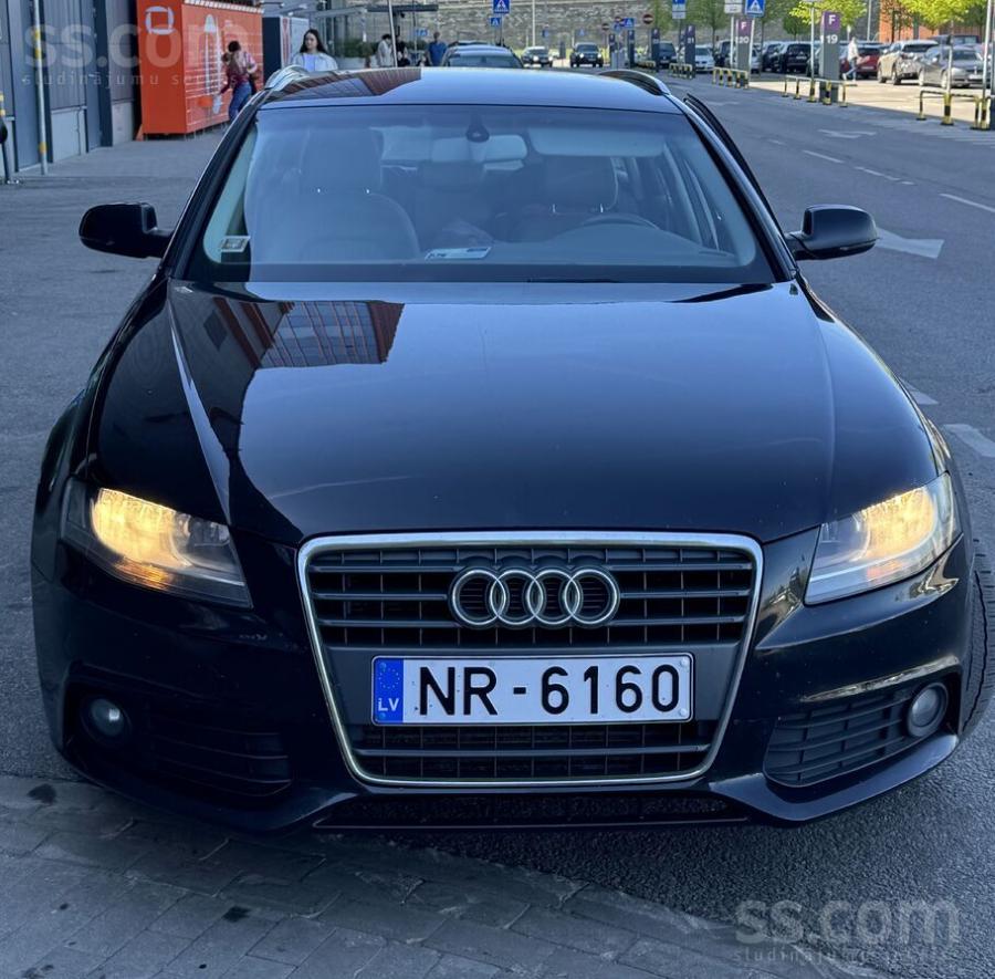 Black Audi A4 2009 in Riga, with an engine capacity of 2.70 L and mileage of 333 thousand km for 5500 €, photo 19 on AUTOMOTO.COM.LV