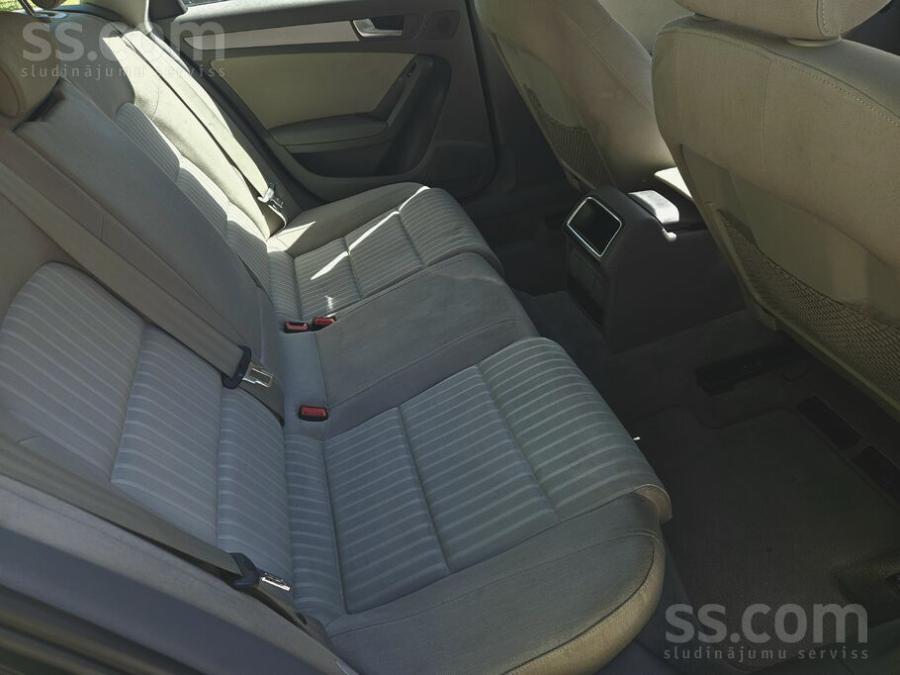 Black Audi A4 2009 in Riga, with an engine capacity of 2.70 L and mileage of 333 thousand km for 5500 €, photo 24 on AUTOMOTO.COM.LV