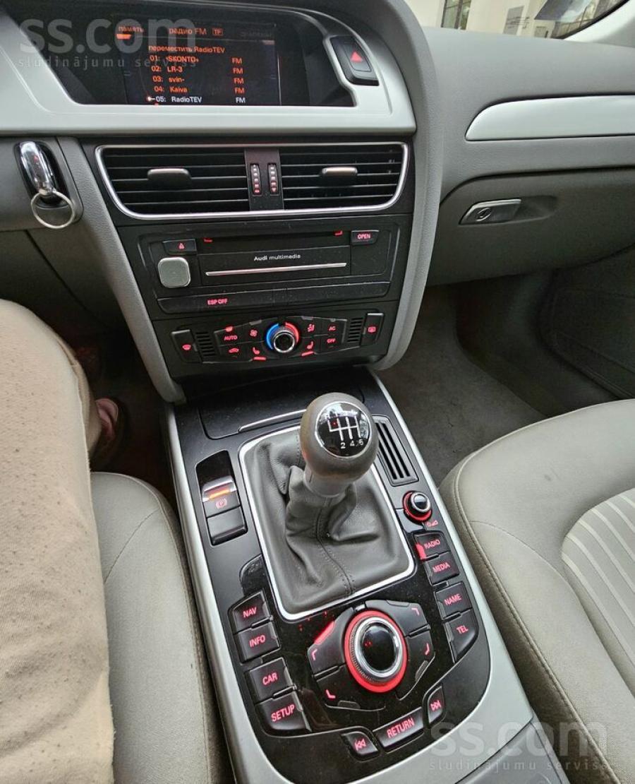 Black Audi A4 2009 in Riga, with an engine capacity of 2.70 L and mileage of 333 thousand km for 5500 €, photo 26 on AUTOMOTO.COM.LV