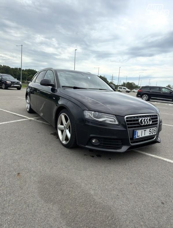 Melns Audi A4 2009 Kauņa, ar dzinēja tilpumu 2.00 L un nobraukumu 409 tūkst. km par 4499 €, foto 1 vietnē AUTOMOTO.COM.LV