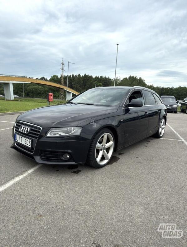 Melns Audi A4 2009 Kauņa, ar dzinēja tilpumu 2.00 L un nobraukumu 409 tūkst. km par 4499 €, foto 2 vietnē AUTOMOTO.COM.LV