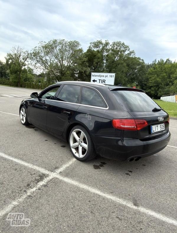 Black Audi A4 2009 in Kaunas, with an engine capacity of 2.00 L and mileage of 409 thousand km for 4499 €, photo 4 on AUTOMOTO.COM.LV