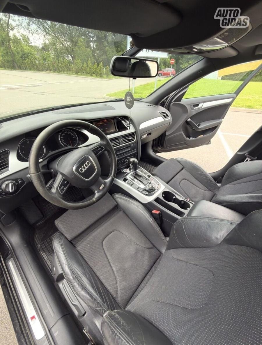 Black Audi A4 2009 in Kaunas, with an engine capacity of 2.00 L and mileage of 409 thousand km for 4499 €, photo 10 on AUTOMOTO.COM.LV