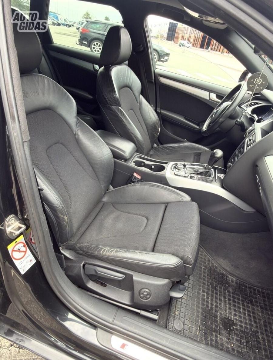 Black Audi A4 2009 in Kaunas, with an engine capacity of 2.00 L and mileage of 409 thousand km for 4499 €, photo 12 on AUTOMOTO.COM.LV