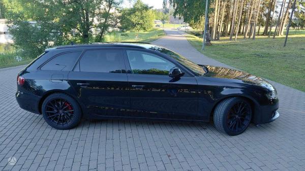 Black Audi A4 2009 in Elektrenai, with an engine capacity of 1.97 L and mileage of 354 thousand km for 2800 €, photo 4 on AUTOMOTO.COM.LV