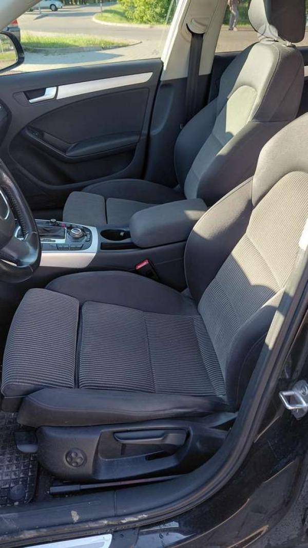 Black Audi A4 2009 in Elektrenai, with an engine capacity of 1.97 L and mileage of 354 thousand km for 2800 €, photo 7 on AUTOMOTO.COM.LV