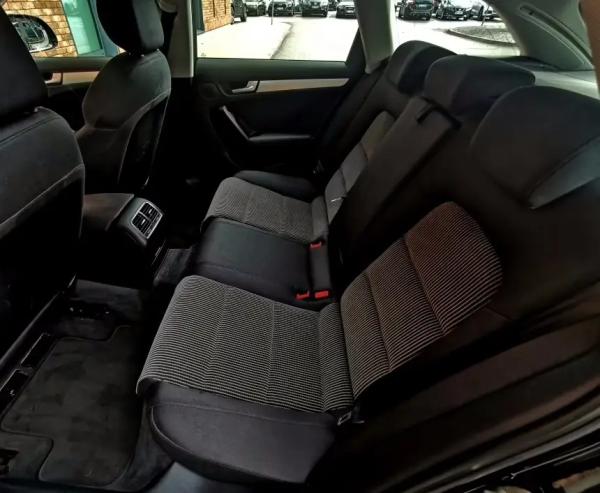 Black Audi A4 2009 in Riga, with an engine capacity of 2.70 L and mileage of 265 thousand km for 6650 €, photo 10 on AUTOMOTO.COM.LV