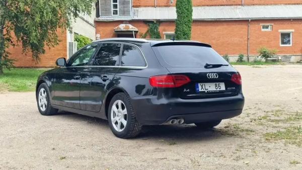 Black Audi A4 2009 in Grobiņa, with an engine capacity of 2.00 L and mileage of 254 thousand km for 5300 €, photo 5 on AUTOMOTO.COM.LV