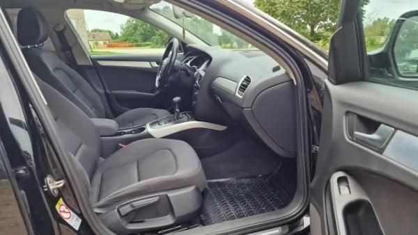 Black Audi A4 2009 in Grobiņa, with an engine capacity of 2.00 L and mileage of 254 thousand km for 5300 €, photo 10 on AUTOMOTO.COM.LV