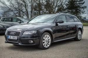 Black Audi A4 2009 in Liepaja, with an engine capacity of 2.00 L and mileage of 267 thousand km for 7500 €, photo  on AUTOMOTO.COM.LV