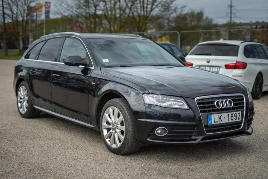 Melns Audi A4 2009 Liepāja, ar dzinēja tilpumu 2.00 L un nobraukumu 267 tūkst. km par 7500 €, foto 6 vietnē AUTOMOTO.COM.LV