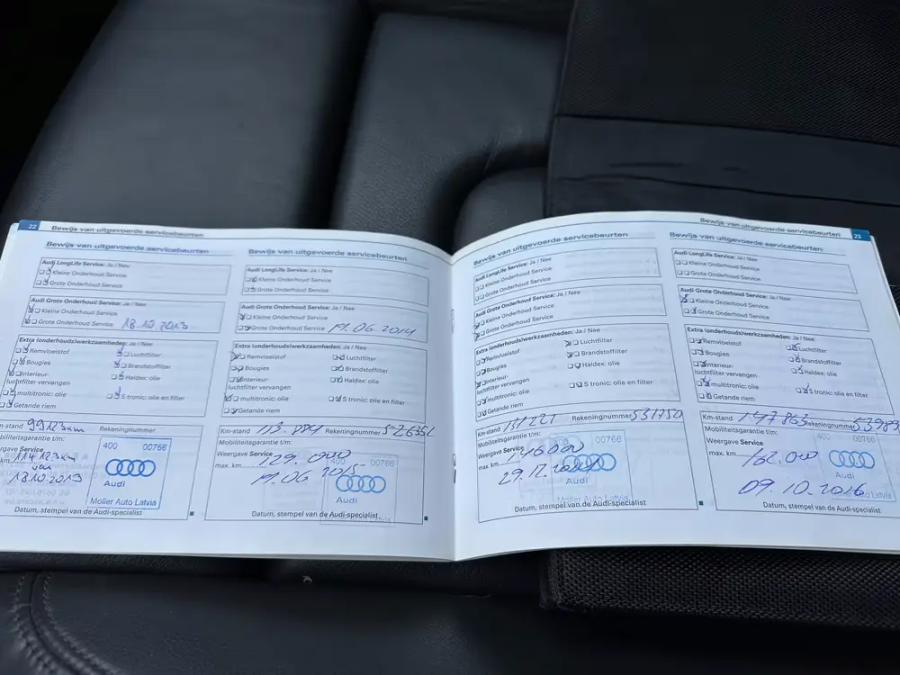 Black Audi A4 2009 in Riga, with an engine capacity of 2.00 L and mileage of 239 thousand km for 3990 €, photo 29 on AUTOMOTO.COM.LV