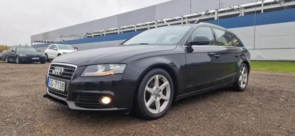 Melns Audi A4 2009 Daugavpils, ar dzinēja tilpumu 2.00 L un nobraukumu 293 tūkst. km par 5895 €, foto 1 vietnē AUTOMOTO.COM.LV