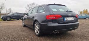 Black Audi A4 2009 in Daugavpils, with an engine capacity of 2.00 L and mileage of 293 thousand km for 5895 €, photo 4 on AUTOMOTO.COM.LV