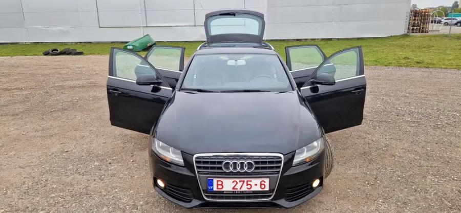 Black Audi A4 2009 in Daugavpils, with an engine capacity of 2.00 L and mileage of 293 thousand km for 5895 €, photo 34 on AUTOMOTO.COM.LV