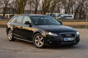 Black Audi A4 2009 in Liepaja, with an engine capacity of 2.00 L and mileage of 405 thousand km for 4900 €, photo 6 on AUTOMOTO.COM.LV