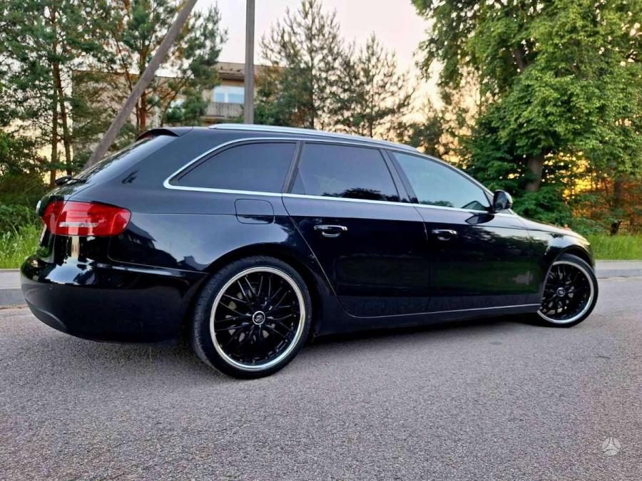 Black Audi A4 2009 in Prienai, with an engine capacity of 1.97 L and mileage of 259 thousand km for 5750 €, photo 11 on AUTOMOTO.COM.LV