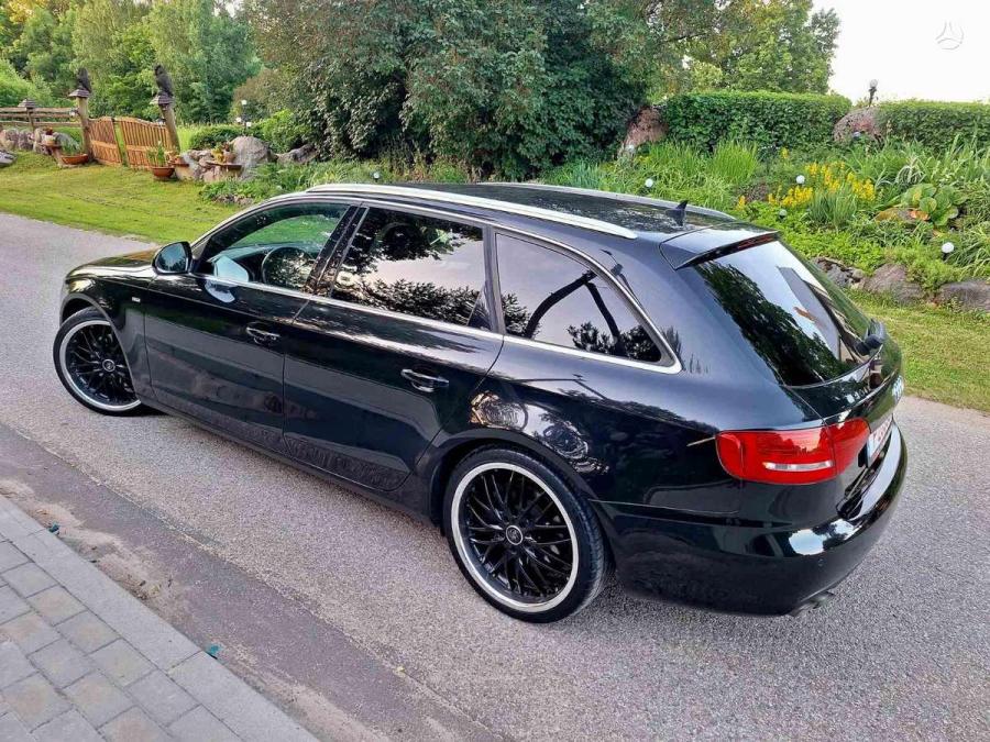 Black Audi A4 2009 in Prienai, with an engine capacity of 1.97 L and mileage of 259 thousand km for 5750 €, photo 18 on AUTOMOTO.COM.LV