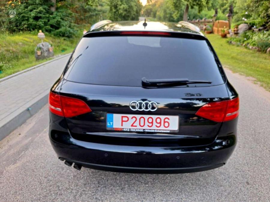 Black Audi A4 2009 in Prienai, with an engine capacity of 1.97 L and mileage of 259 thousand km for 5750 €, photo 19 on AUTOMOTO.COM.LV