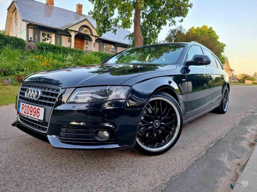 Black Audi A4 2009 in Prienai, with an engine capacity of 1.97 L and mileage of 259 thousand km for 5750 €, photo 21 on AUTOMOTO.COM.LV