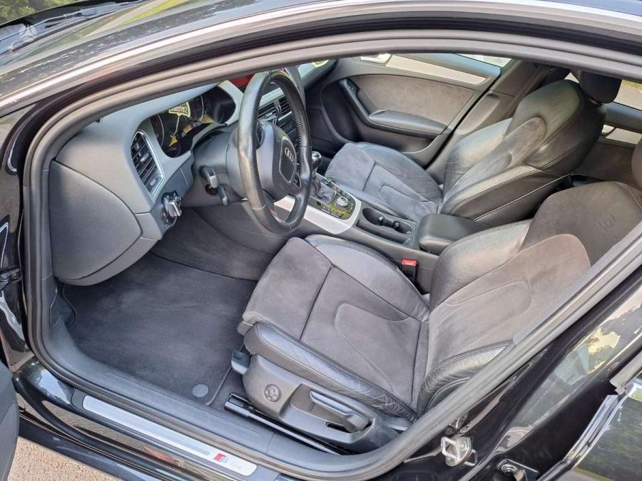 Black Audi A4 2009 in Prienai, with an engine capacity of 1.97 L and mileage of 259 thousand km for 5750 €, photo 24 on AUTOMOTO.COM.LV
