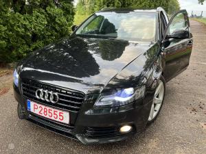 Black Audi A4 2009 in Prienai, with an engine capacity of 1.97 L and mileage of 257 thousand km for 4350 €, photo  on AUTOMOTO.COM.LV