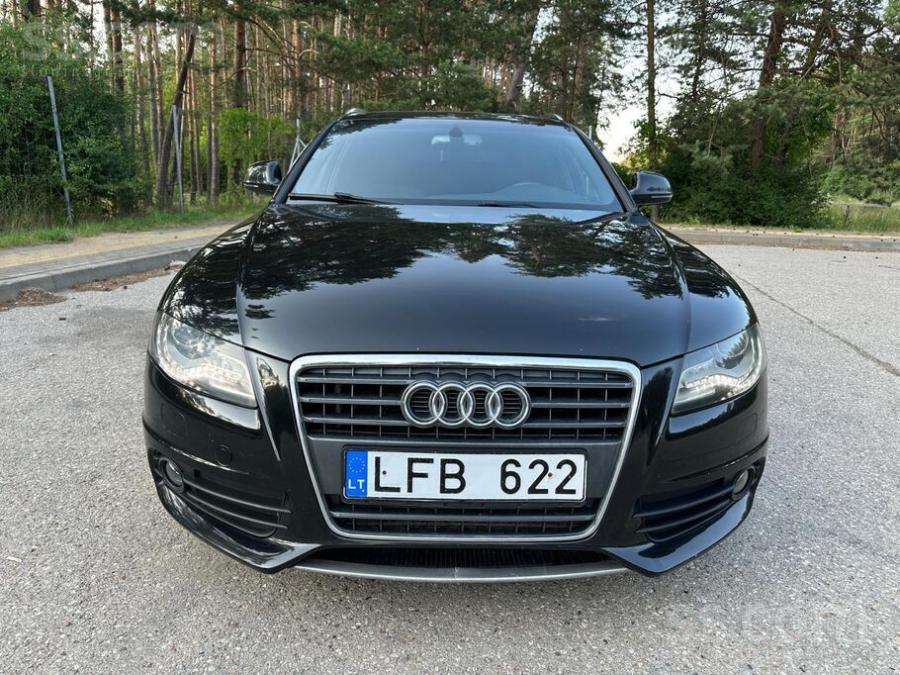 Black Audi A4 2009 in Jelgava, with an engine capacity of 2.00 L and mileage of 375 thousand km for 3450 €, photo 4 on AUTOMOTO.COM.LV