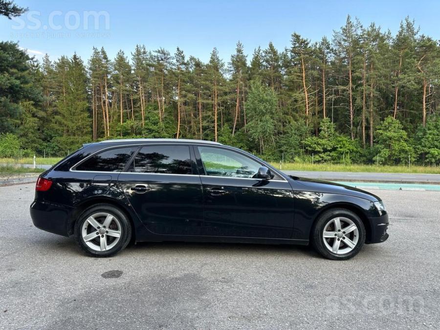 Black Audi A4 2009 in Jelgava, with an engine capacity of 2.00 L and mileage of 375 thousand km for 3450 €, photo 7 on AUTOMOTO.COM.LV