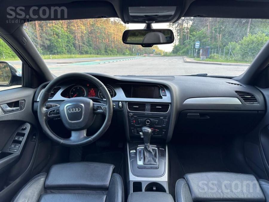 Black Audi A4 2009 in Jelgava, with an engine capacity of 2.00 L and mileage of 375 thousand km for 3450 €, photo 11 on AUTOMOTO.COM.LV