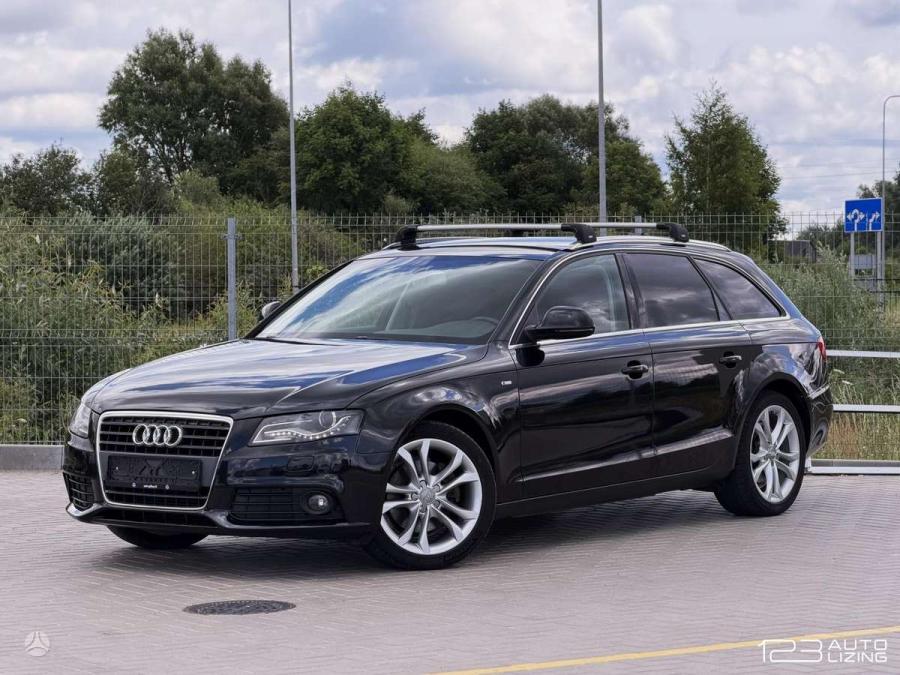 Black Audi A4 2009 in Taurage, with an engine capacity of 2.00 L and mileage of 325 thousand km for 5700 €, photo 1 on AUTOMOTO.COM.LV