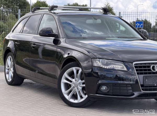 Black Audi A4 2009 in Taurage, with an engine capacity of 2.00 L and mileage of 325 thousand km for 5700 €, photo 4 on AUTOMOTO.COM.LV