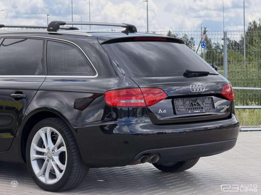 Black Audi A4 2009 in Taurage, with an engine capacity of 2.00 L and mileage of 325 thousand km for 5700 €, photo 7 on AUTOMOTO.COM.LV
