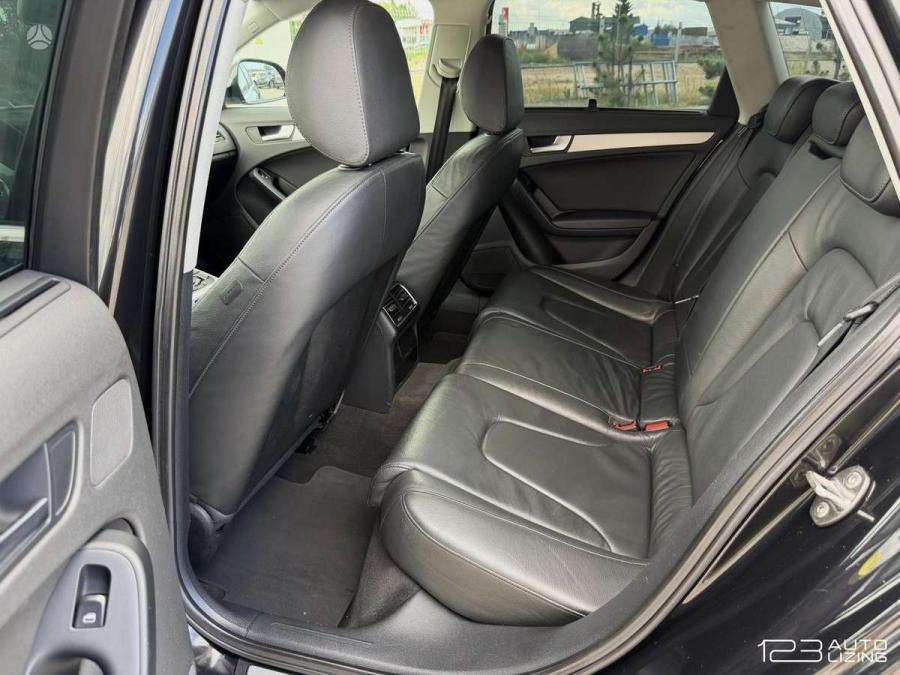 Black Audi A4 2009 in Taurage, with an engine capacity of 2.00 L and mileage of 325 thousand km for 5700 €, photo 12 on AUTOMOTO.COM.LV