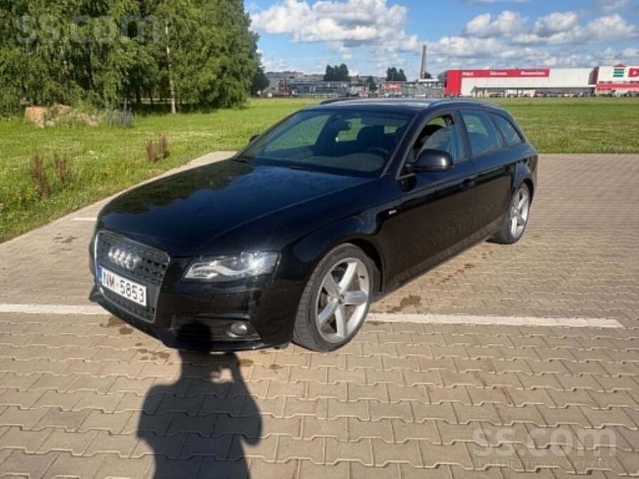 Melns Audi A4 2009 Jēkabpils, ar dzinēja tilpumu 2.70 L un nobraukumu 363 tūkst. km par 4495 €, foto 1 vietnē AUTOMOTO.COM.LV