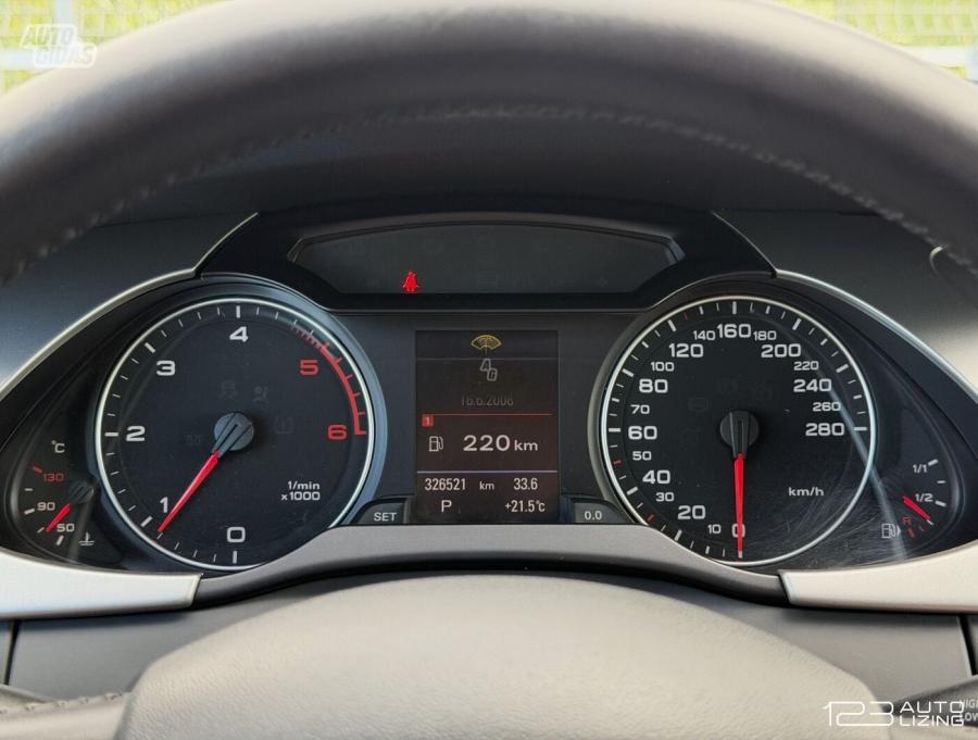Melns Audi A4 2009 Tauragė, ar dzinēja tilpumu 2.00 L un nobraukumu 325 tūkst. km par 5700 €, foto 19 vietnē AUTOMOTO.COM.LV