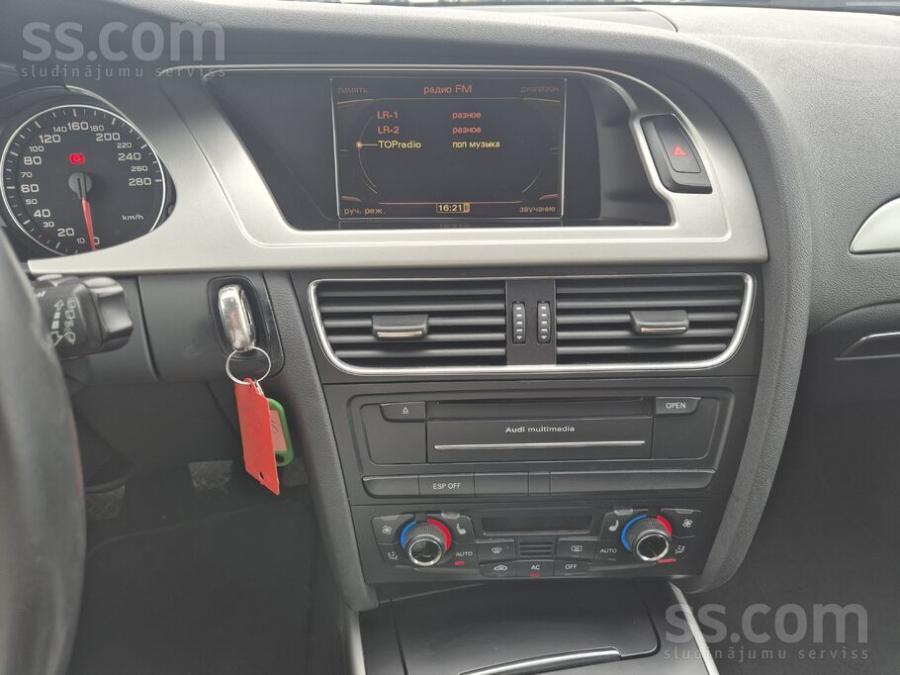 Melns Audi A4 2009 Liepāja, ar dzinēja tilpumu 2.70 L un nobraukumu 245 tūkst. km par 5800 €, foto 12 vietnē AUTOMOTO.COM.LV