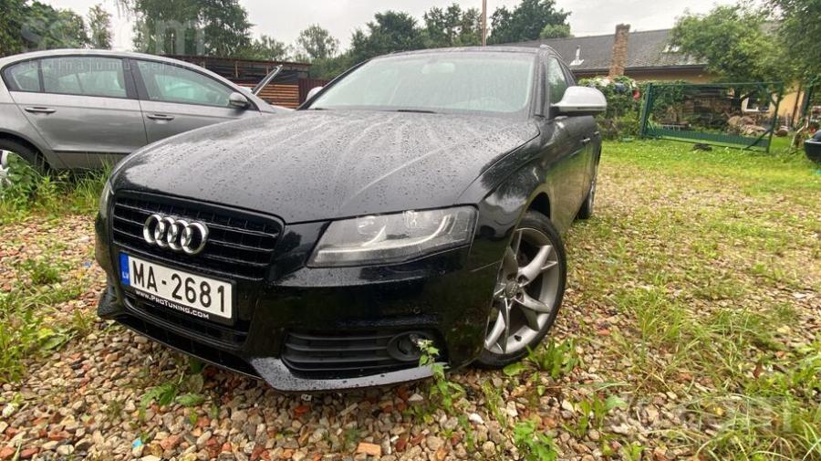 Melns Audi A4 2009 Rīga, ar dzinēja tilpumu 2.00 L un nobraukumu 398 tūkst. km par 1990 €, foto 1 vietnē AUTOMOTO.COM.LV