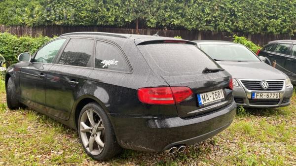 Black Audi A4 2009 in Riga, with an engine capacity of 2.00 L and mileage of 398 thousand km for 1990 €, photo 2 on AUTOMOTO.COM.LV