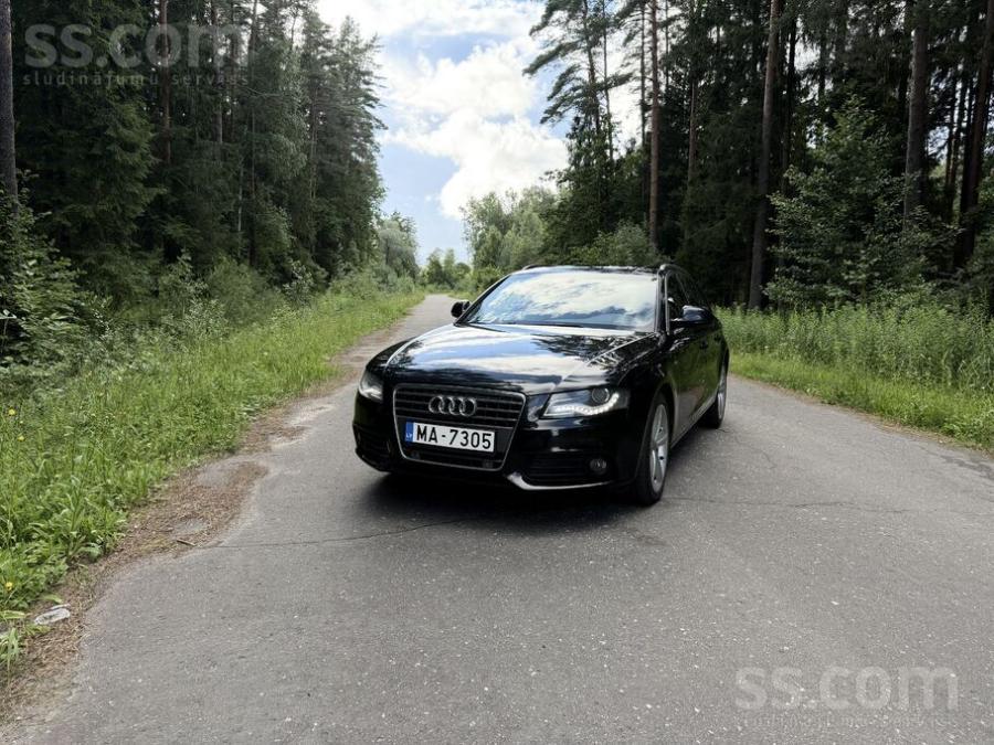 Black Audi A4 2009 in Jelgava, with an engine capacity of 2.00 L and mileage of 339 thousand km for 4300 €, photo 3 on AUTOMOTO.COM.LV