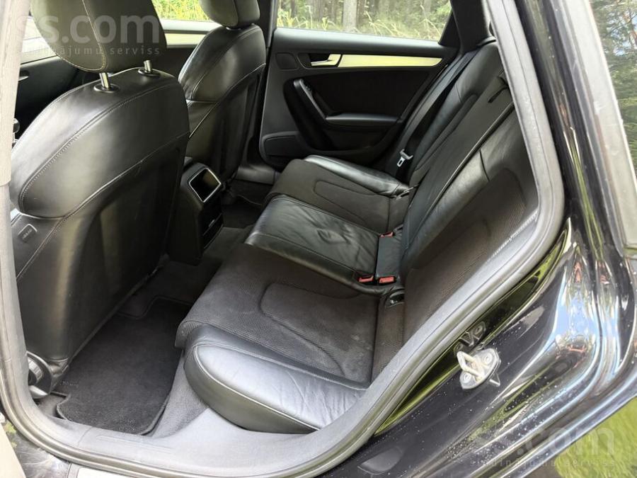 Black Audi A4 2009 in Jelgava, with an engine capacity of 2.00 L and mileage of 339 thousand km for 4300 €, photo 9 on AUTOMOTO.COM.LV