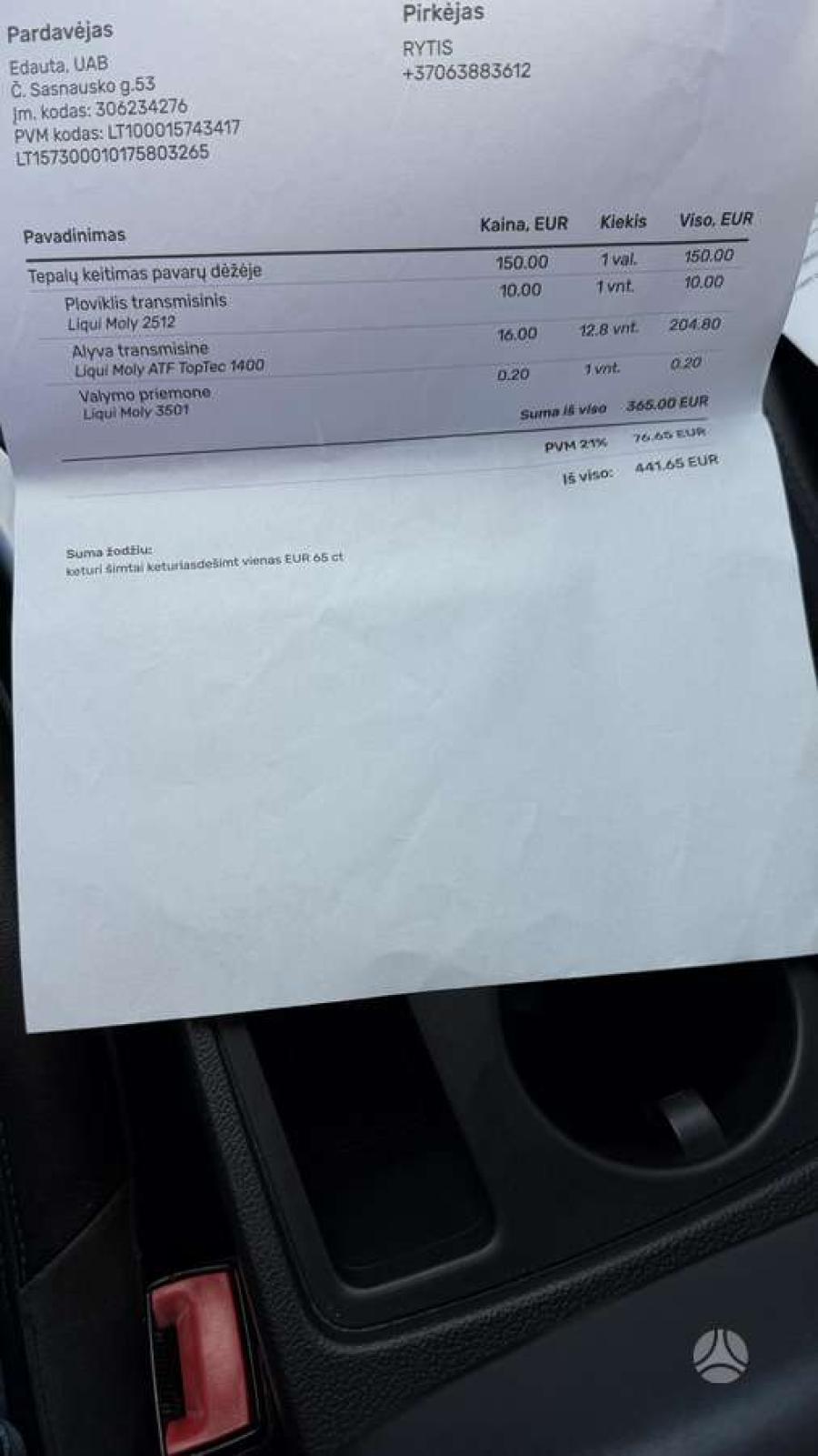 Черный Ауди А4 2009 в Каунас, объемом двигателя 2.70 л и пробегом 363 тыс. км за 5350 €, фото 18 на AUTOMOTO.COM.LV