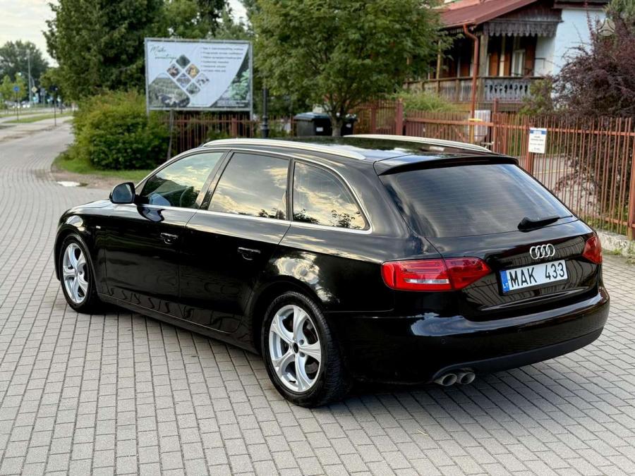 Melns Audi A4 2009 Viļņa, ar dzinēja tilpumu 2.00 L un nobraukumu 269 tūkst. km par 3700 €, foto 5 vietnē AUTOMOTO.COM.LV